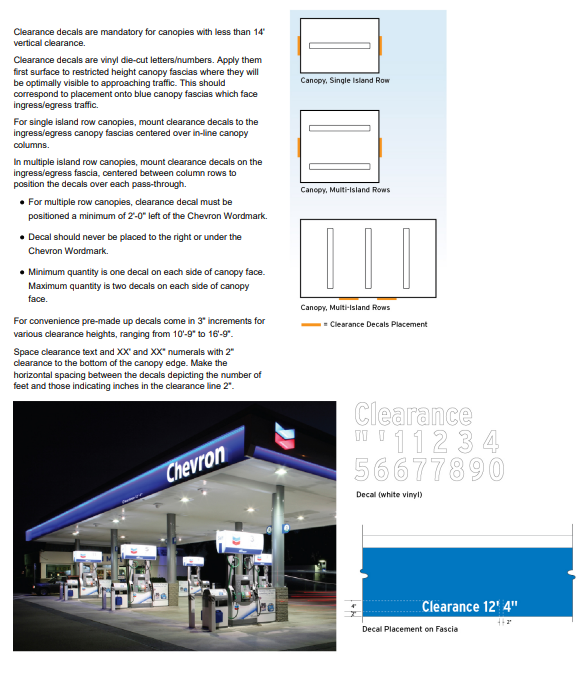 Chevron & Texaco Station Support
