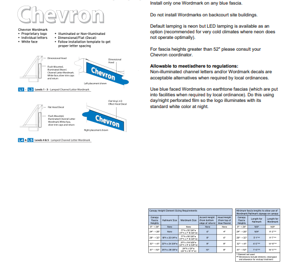 Chevron & Texaco Station Support